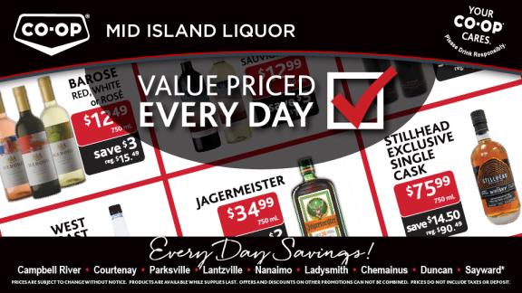 Current Flyer | Mid Island Co-op Limited Liquor